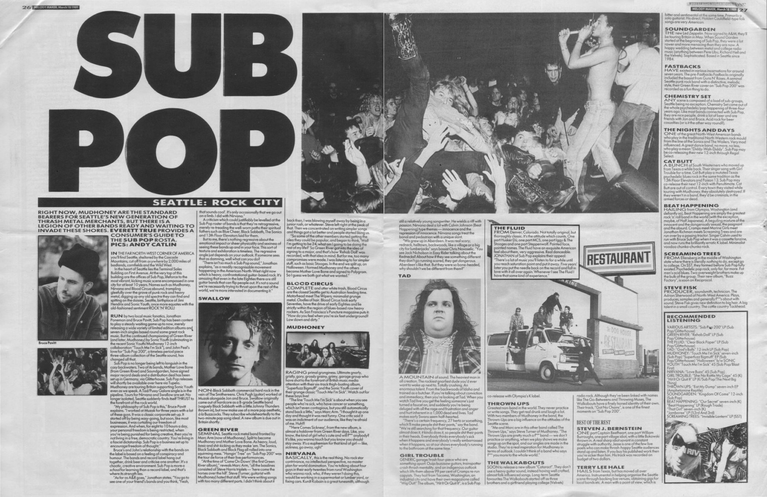 The Sound of Seattle: Locating Grunge Heritage